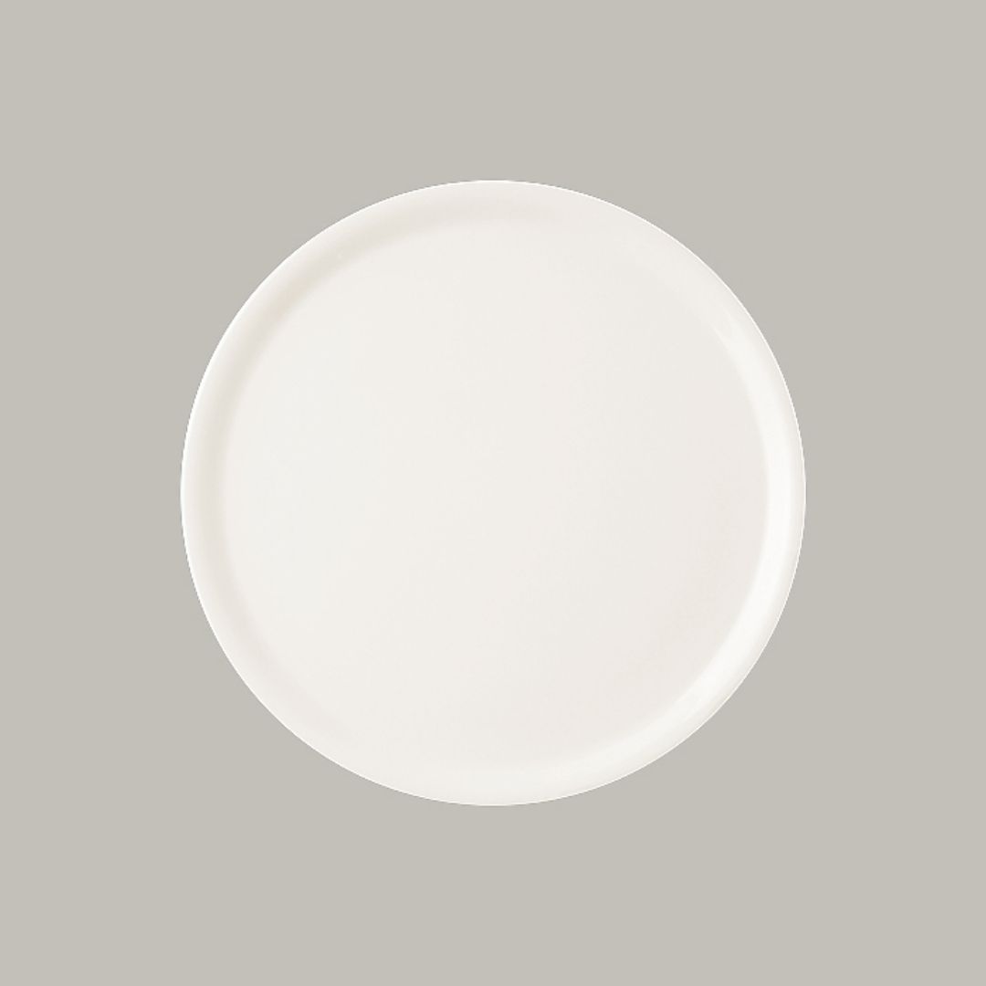 Pizza Plate – 32 cm White Ceramic - RAK - Lucky Interiors Ltd